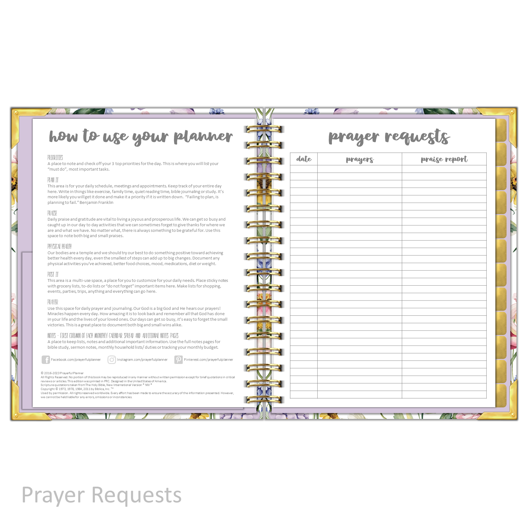 All - Prayerful Planner