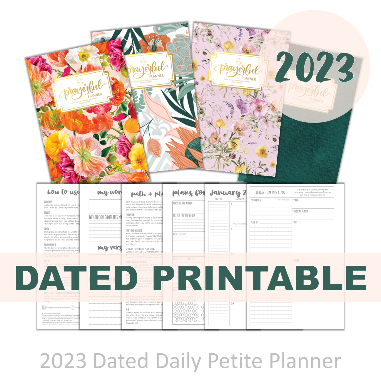 Printable - Prayerful Planner